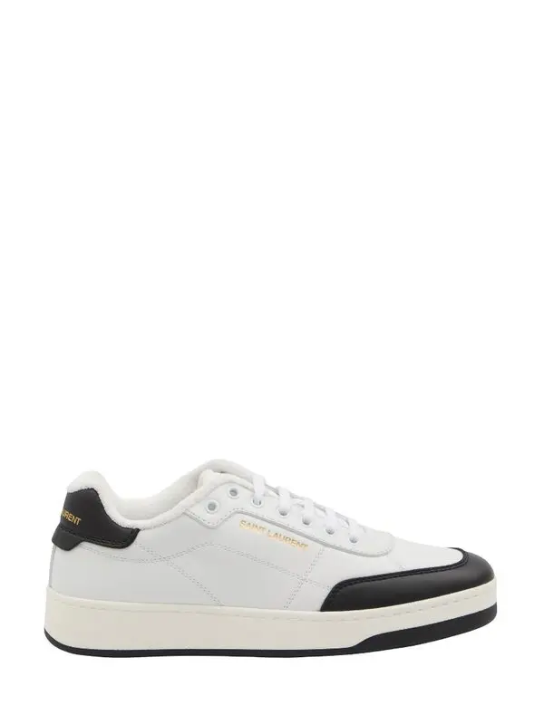 Saint Laurent Premium Leather Sneakers