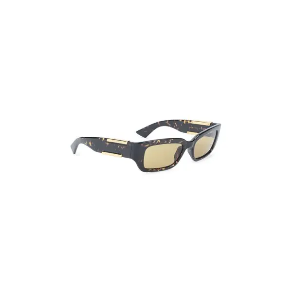Bottega Veneta Dash Rectangular Sunglasses - Brown