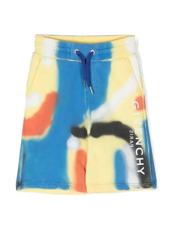 Givenchy Logo-monogrammed Cotton-blend Shorts - Multicolour