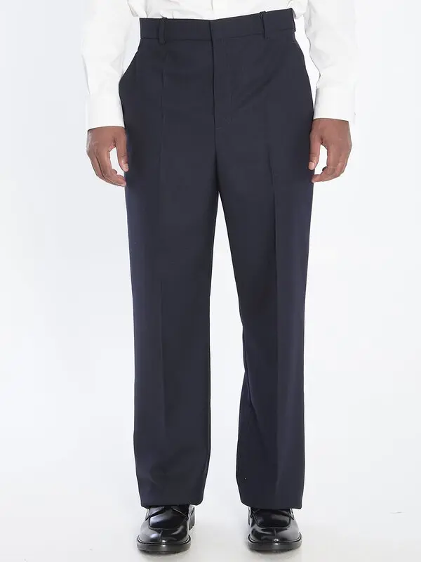 Saint Laurent Wool Tailored Trousers