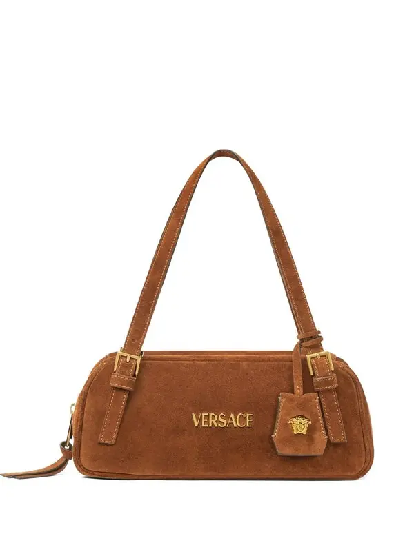 Versace Medusa Hardware Mini Crossbody Bag - Brown