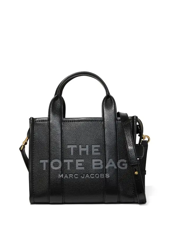 Marc Jacobs Mini Leather Tote Handbag - Black