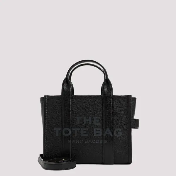 Marc Jacobs Leather Tote Handbag - Black