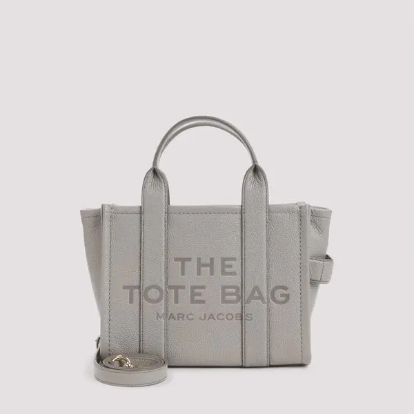 Marc Jacobs Leather Tote Handbag - Grey