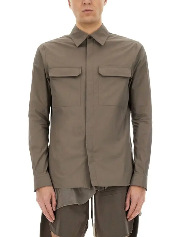 Rick Owens Work Shirt - Grey