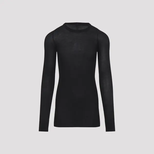 Rick Owens Ribbed Long Sleeve T-shirt