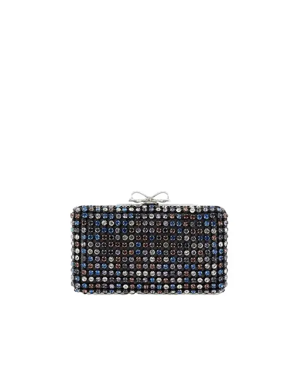 SELF-PORTRAIT Embellished Mini Crossbody Bag - Multi Coloured