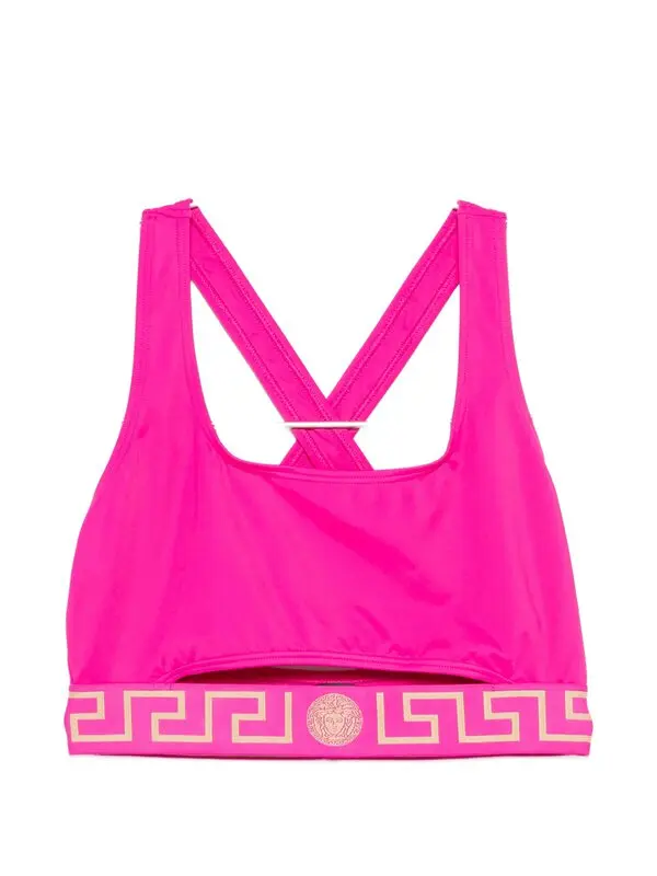 Versace Mini Cut-out Medusa Motif Dress With Square Neckline