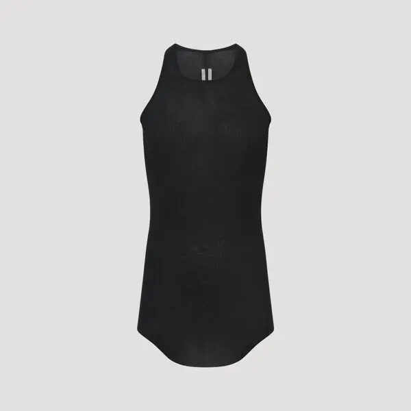 Rick Owens Basic Rib Tank Top - Black