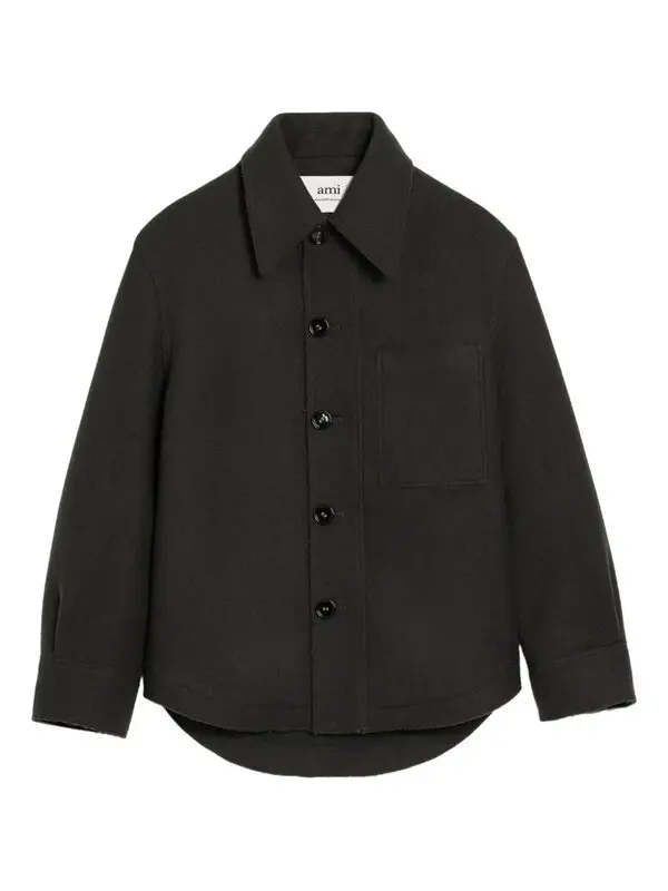 AMI Paris Buttoned Outerwear Jacket For Fw25 Collection