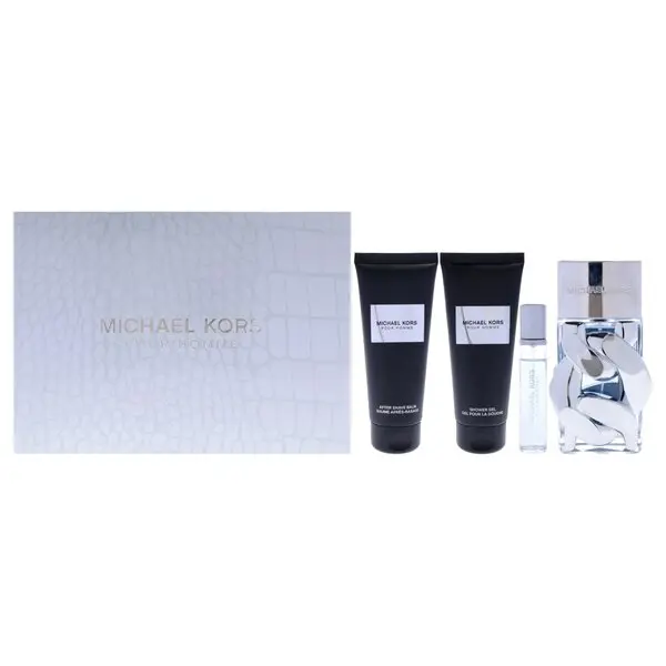 Michael Kors Four-piece Fragrance Set With 3.4 Oz Edp, Shower Gel, After-shave Balm, And Mini Edp - Default