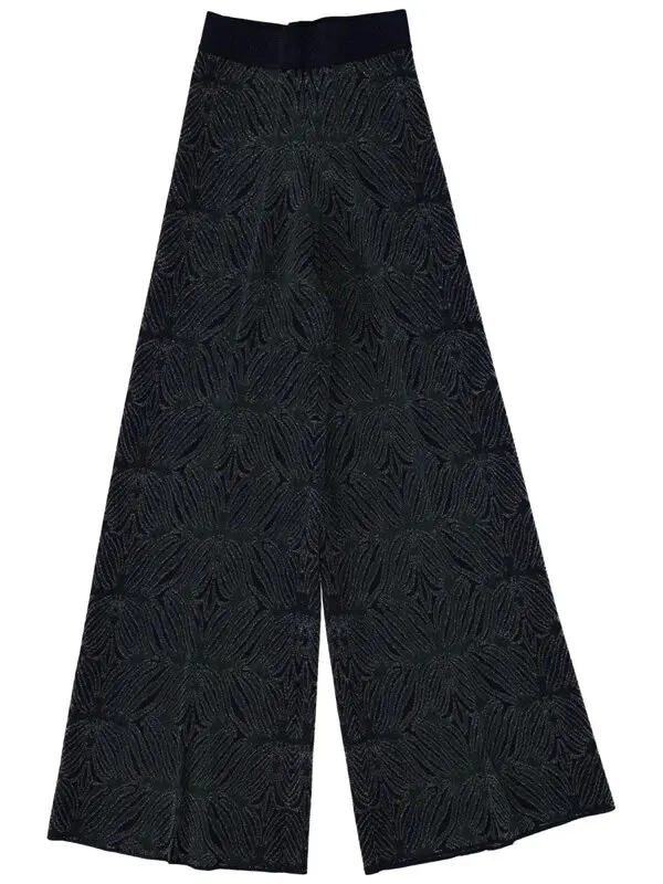 CIRCUS HOTEL Jacquard Wide-leg Pants