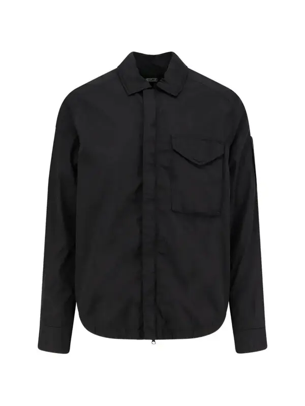 C.P. COMPANY C. P. Company Zipped Overshirt For Spring/summer 2026 - Black