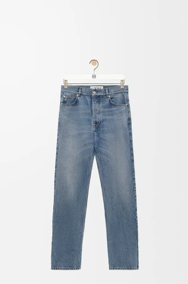 Loewe Straight Leg Pants For Ss25 Collection - Blue