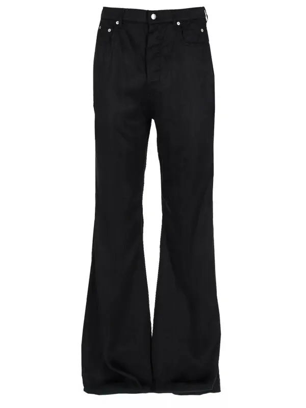 Rick Owens Bolan Bootcut Trousers In Cotton Blend