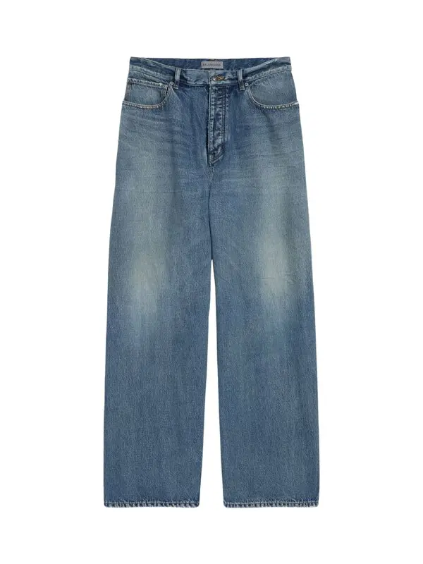 Balenciaga Straight-leg Jeans - Navy