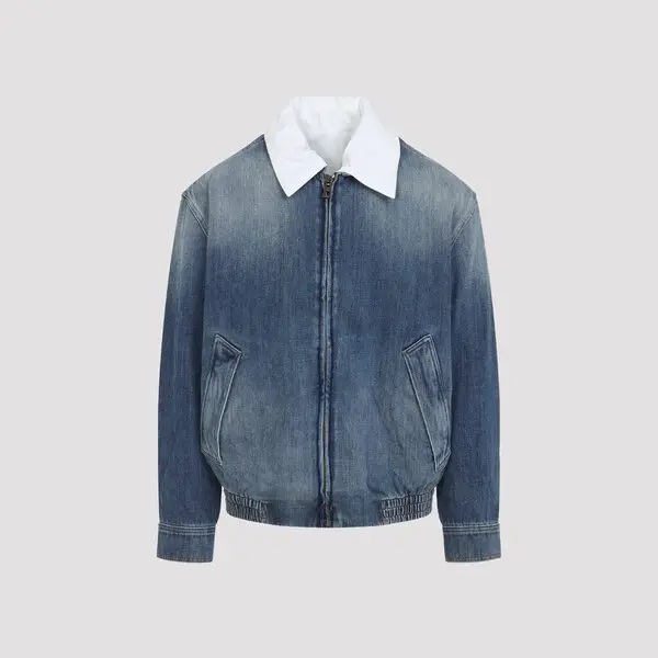 Loewe Contrast-collar Denim Jacket