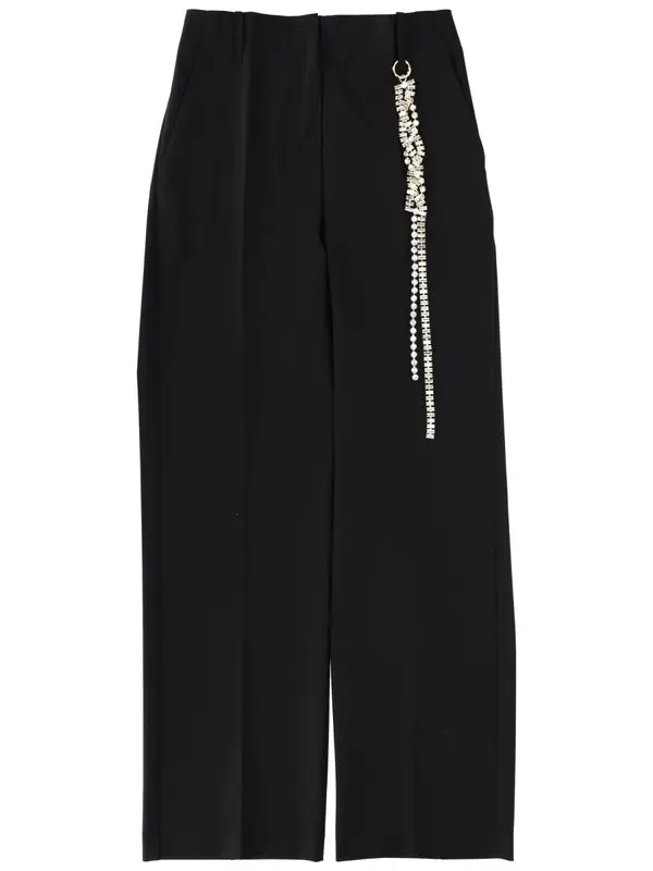 CIRCUS HOTEL Embellished Wool Trousers