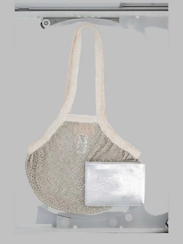 CIRCUS HOTEL Mini Chic Tote - Silver