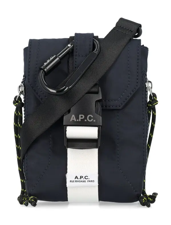A.p.c. Mini Treck Crossbody Pouch - Blue