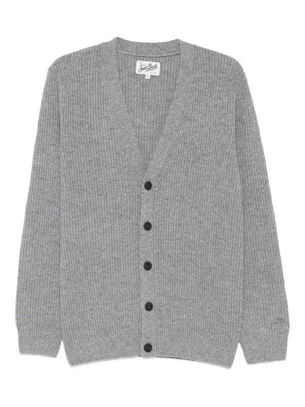 MC2 SAINT BARTH Wool Cardigan - Grey