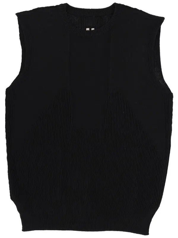 Rick Owens Knitted Vest - Black