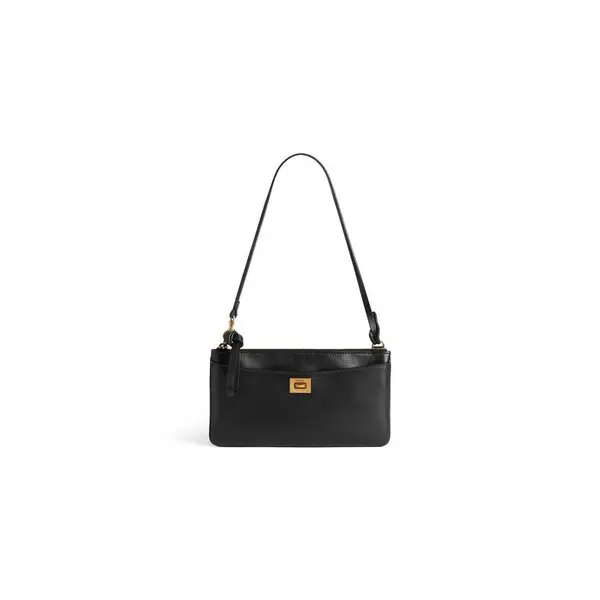 Balenciaga Mini Phone Pouch Handbag - Black