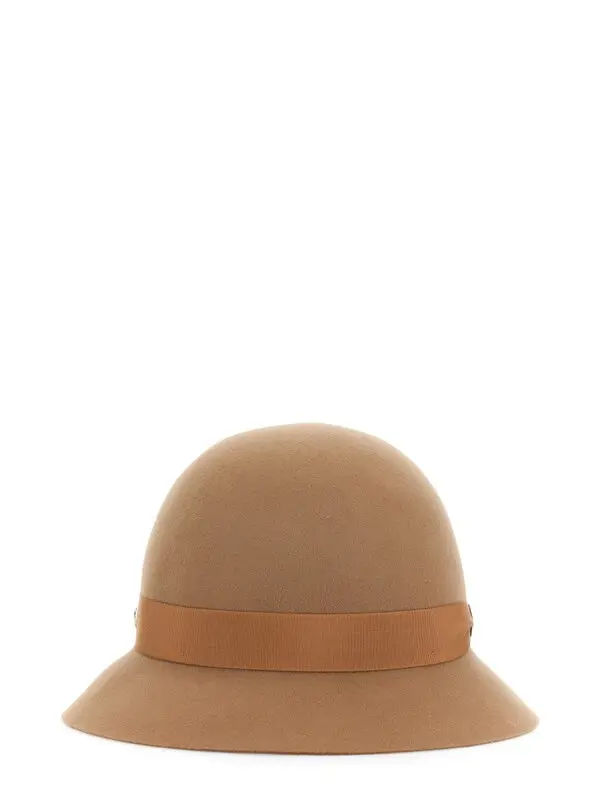 Helen Kaminski Merino Wool Cloque Hat - Beige