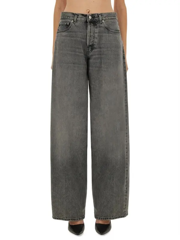 HAIKURE Bethany Wide Leg Jeans - Grey