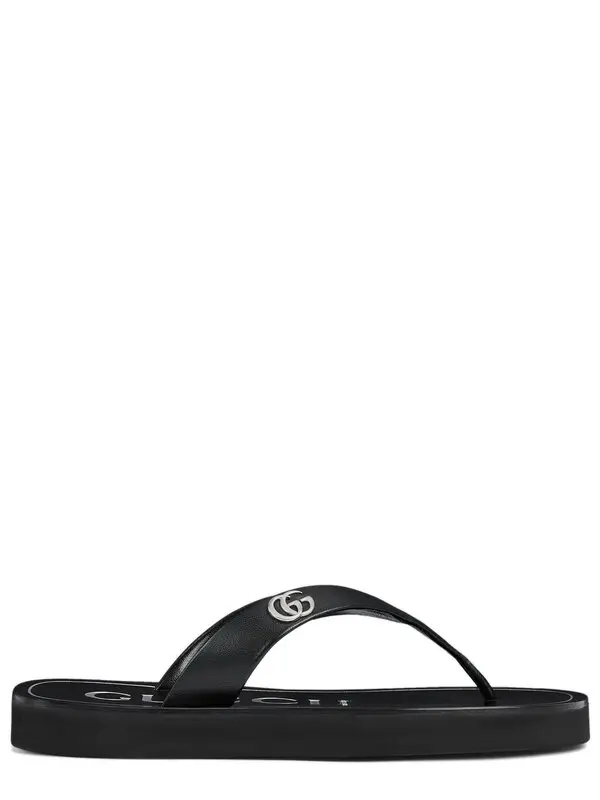 Gucci Mini Double G Low-cut Sandals - Nero
