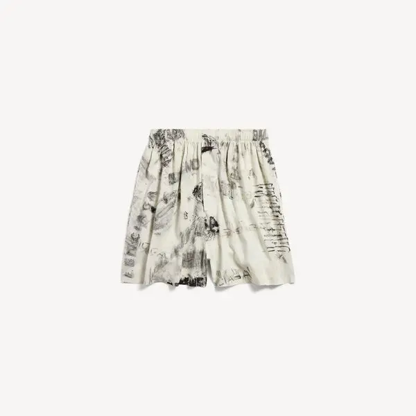 Balenciaga Printed Shorts