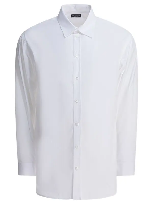 Balenciaga Classic Long Sleeve Cotton Shirt