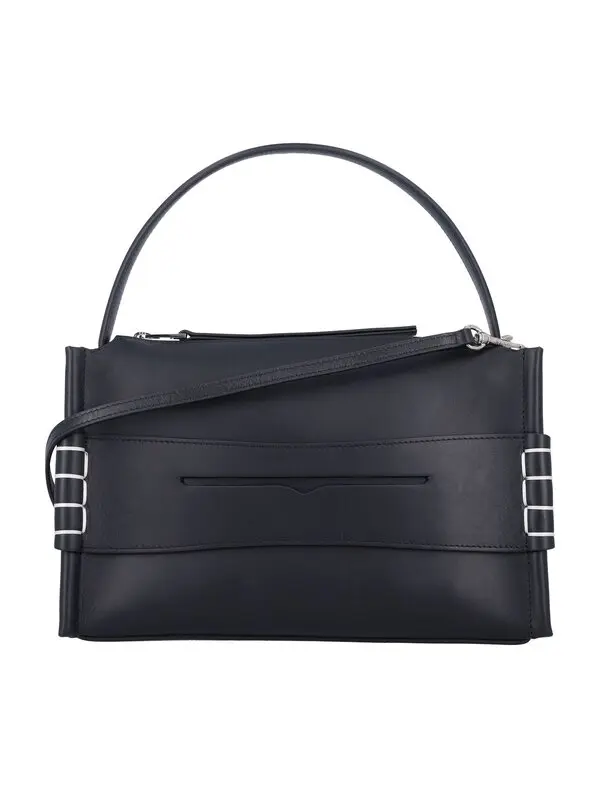 JW Anderson Loafer-inspired Handbag With Top Handle - Black