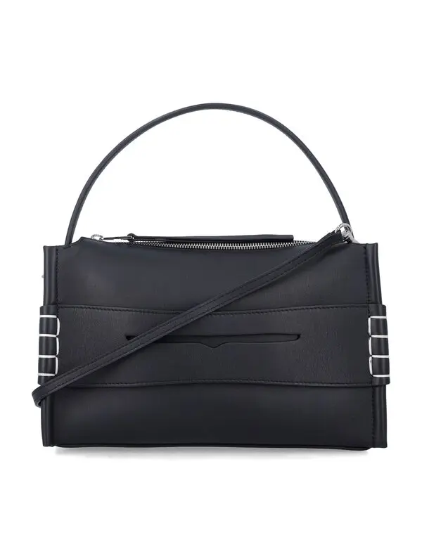 JW Anderson Leather Loafer Bag - Black