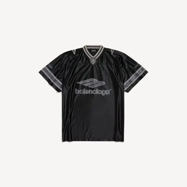 Balenciaga V-neck Oversized T-shirt - Bckantrcit