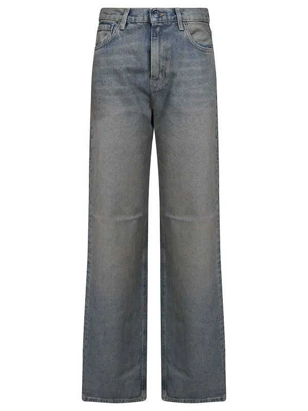 HAIKURE Distressed Denim Jeans - Blu