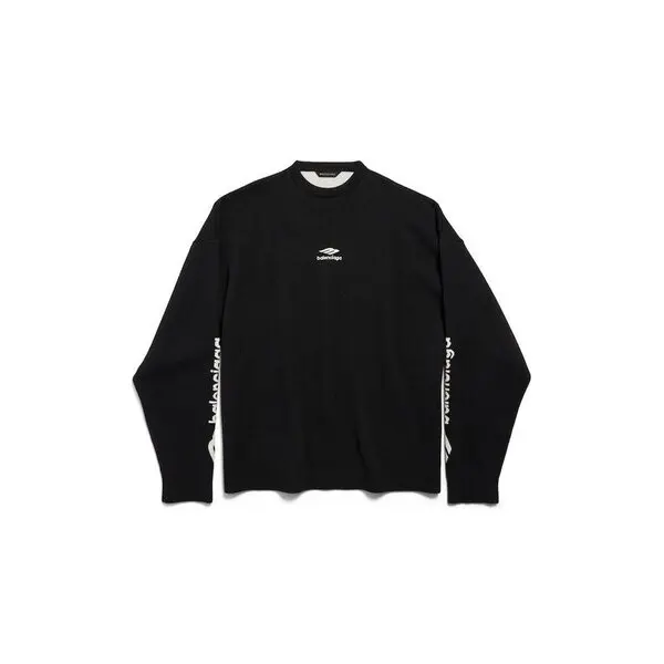 Balenciaga Sleek Ski Crewneck For - Chocolate