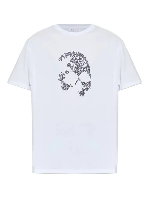 Alexander McQueen Graphic Skull T-shirt - Whiteblack