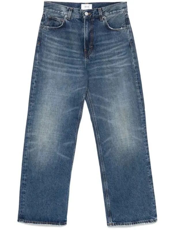 HAIKURE Cotton Belt Loops Jeans With Five Pockets - Denim Blue
