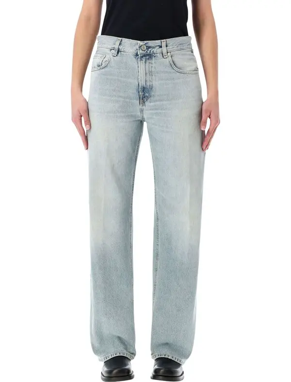 HAIKURE Bonnie Mid-rise Straight-leg Jeans - Celestial