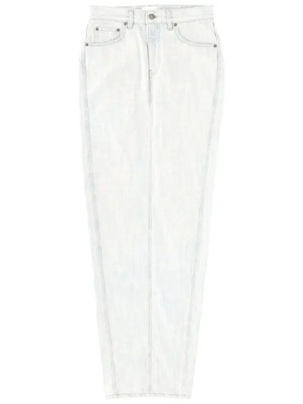 HAIKURE High-waist Denim Midi Skirt - Azure