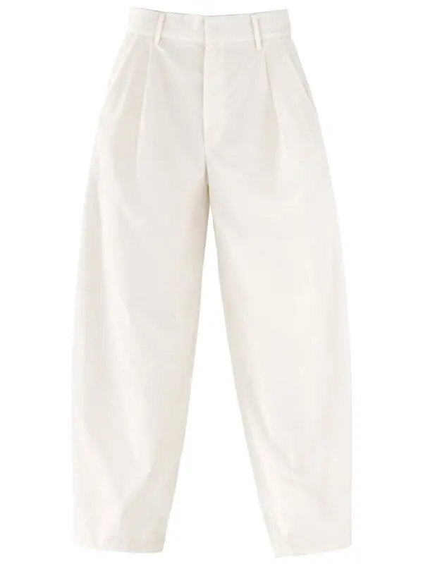 ALYSI Elegant Silk Blend Trousers For