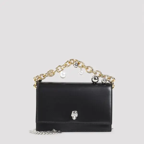 Alexander McQueen Small Skull Clutch - Black