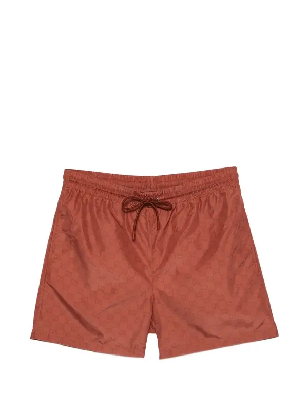 Gucci Allover Gg Print Drawstring Shorts For