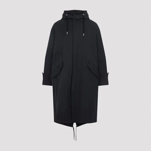 AMI Paris Padded Parka Jacket - Grey