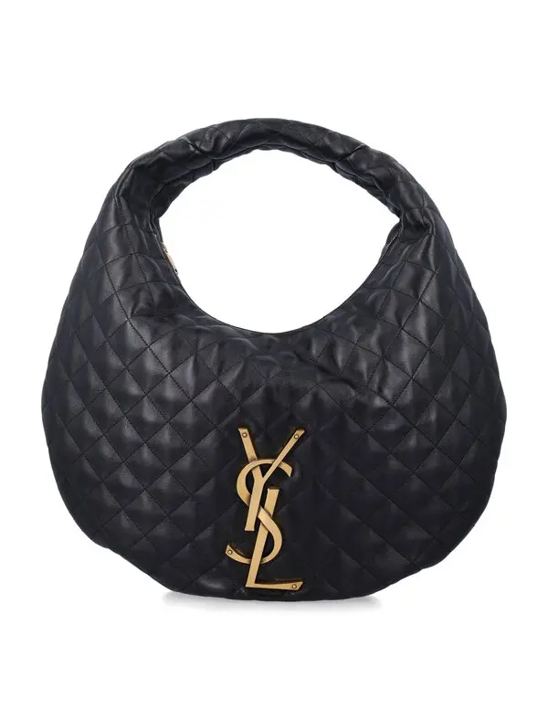 Saint Laurent Icare Hobo In Quilted Nappa
