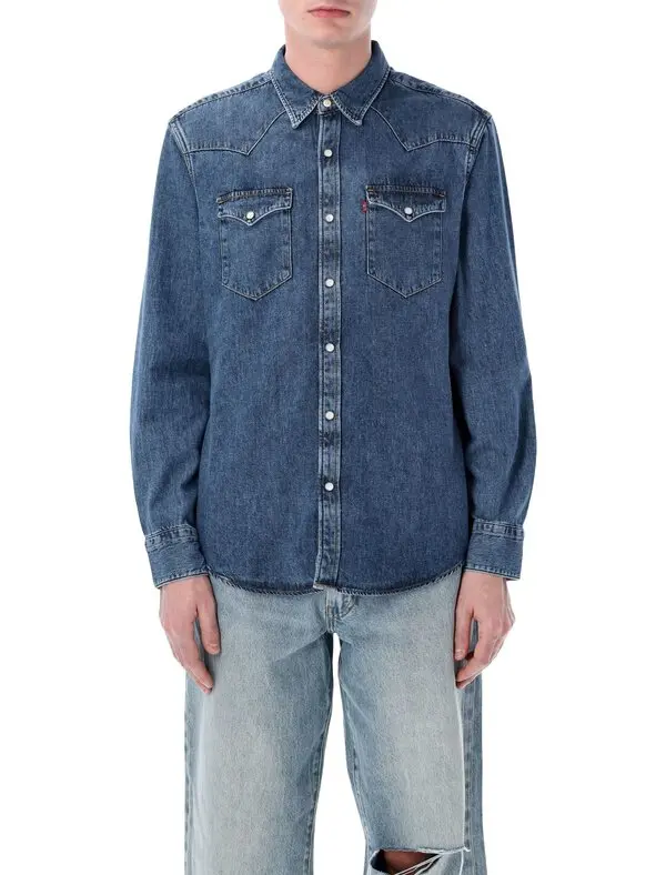 LEVI'S Western Denim Snap-front Shirt