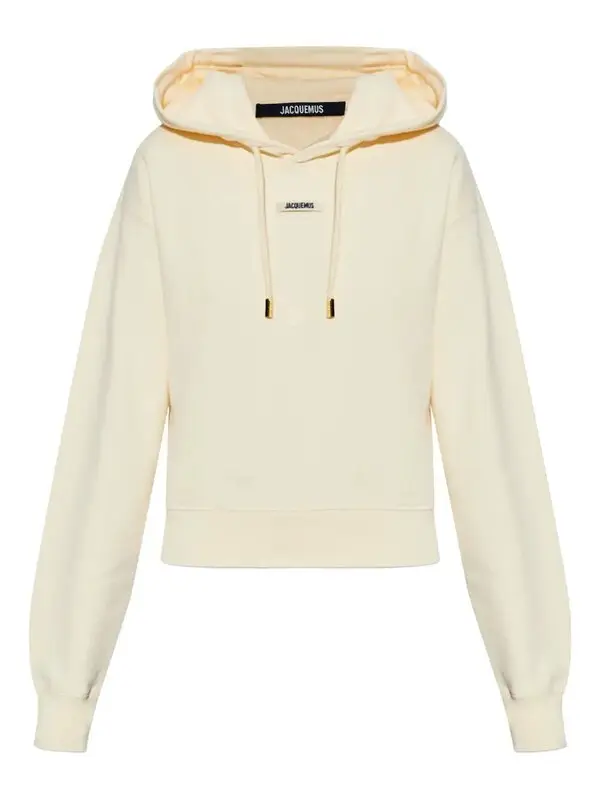 Jacquemus Logo Hoodie - Beige