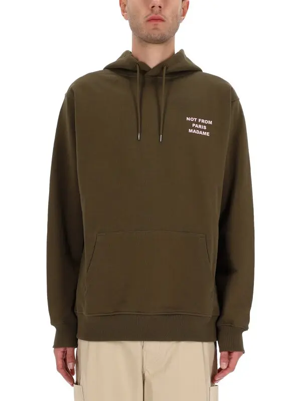 Drole De Monsieur Classic Sweatshirt - Brown