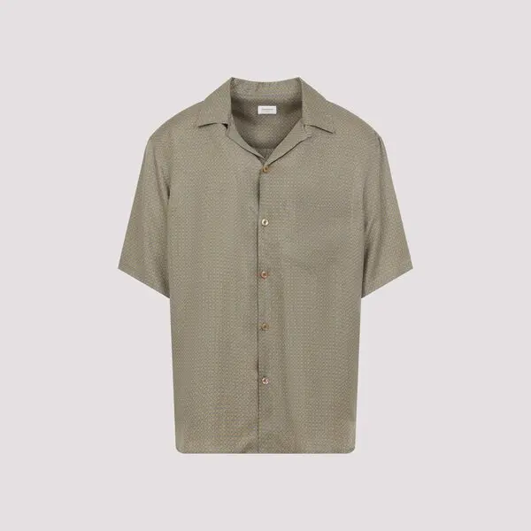 Saint Laurent Silk Shirt For - Green